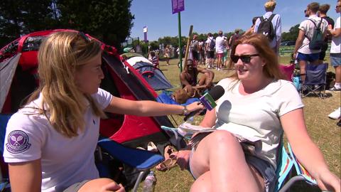 Video - Rachel Stringer visits The Queue - The Championships, Wimbledon - Official Site by IBM