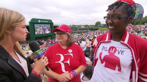 Video - Rachel Stringer meets Roger Federer's biggest fans - The ...