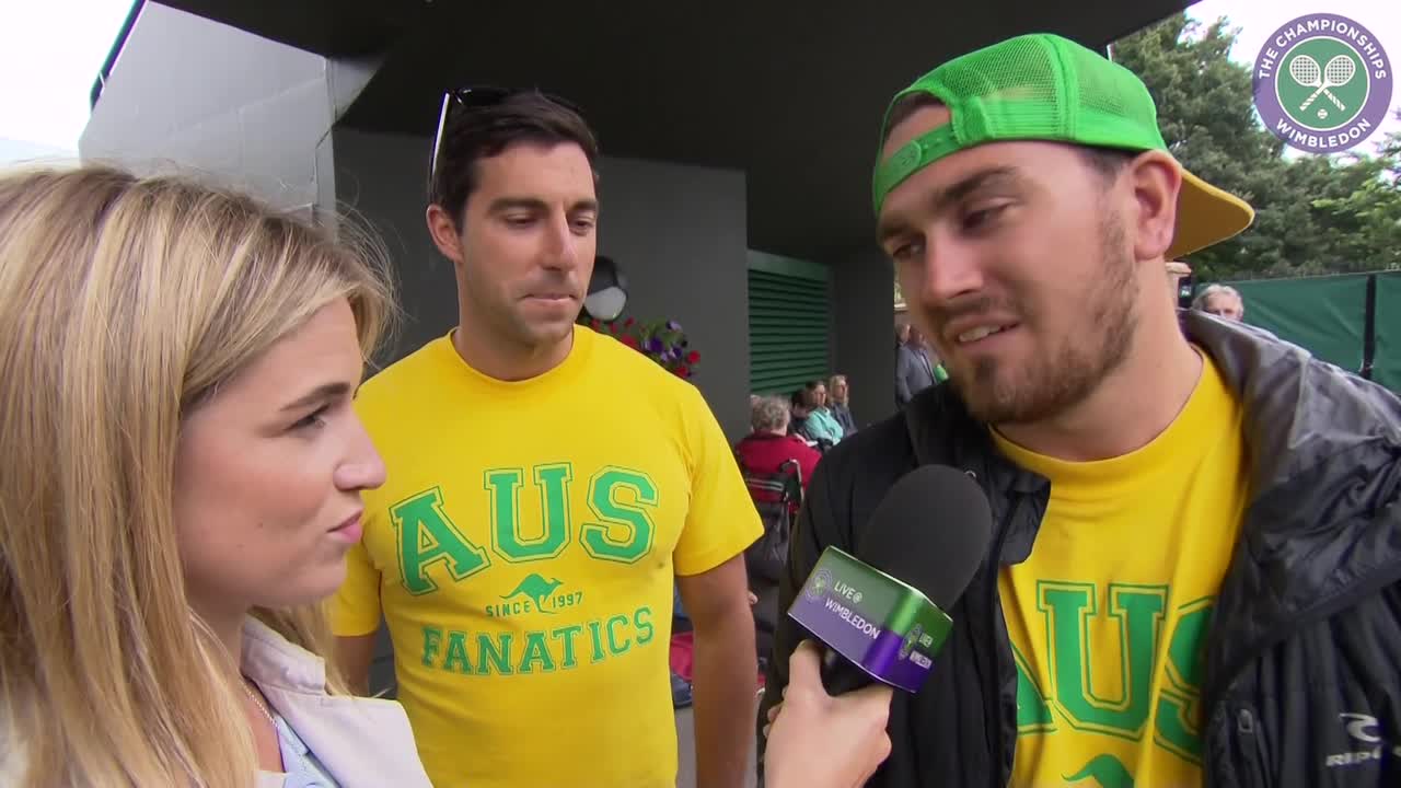 Video - Australian cheer-squad The Fanatics set to cheer on Nick ...