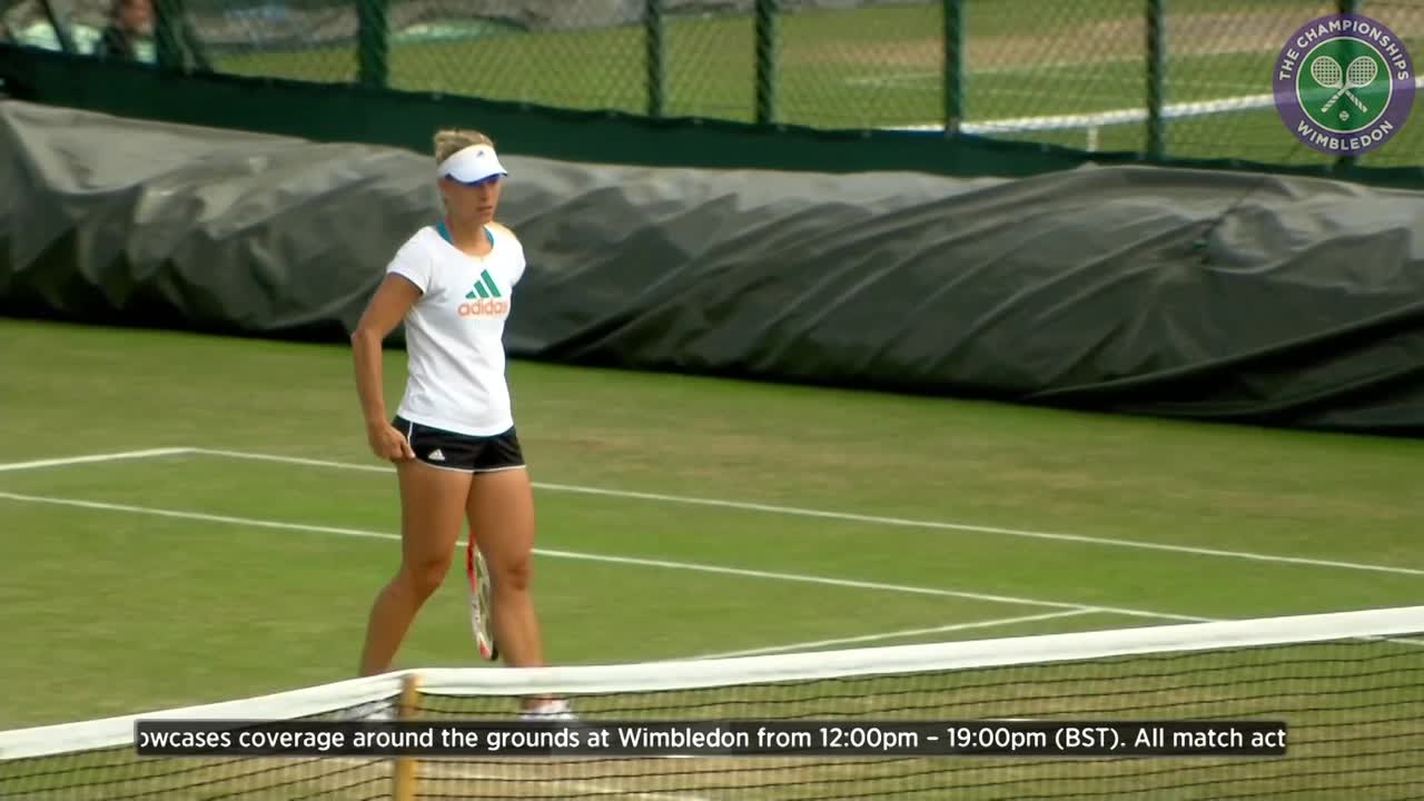 Video - Angelique Kerber prepares for semi-final battle with Venus ...