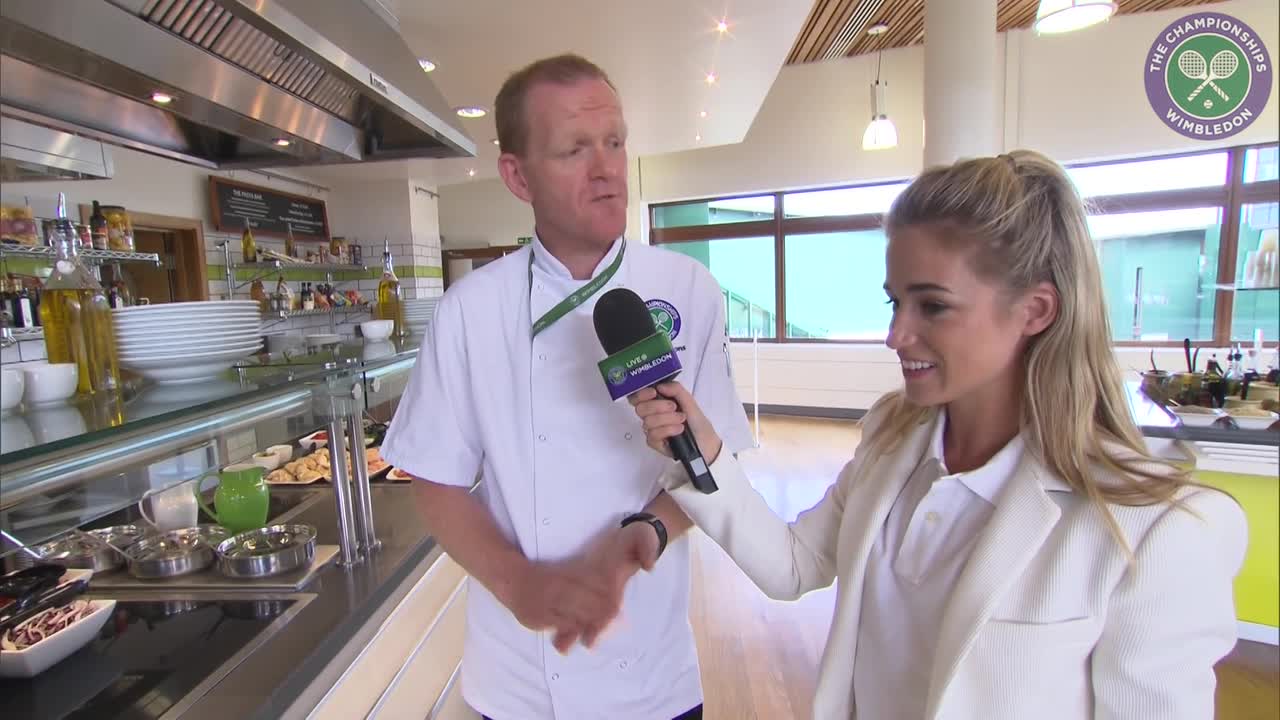 Video - Take a sneak peek inside the players' restaurant at Wimbledon ...