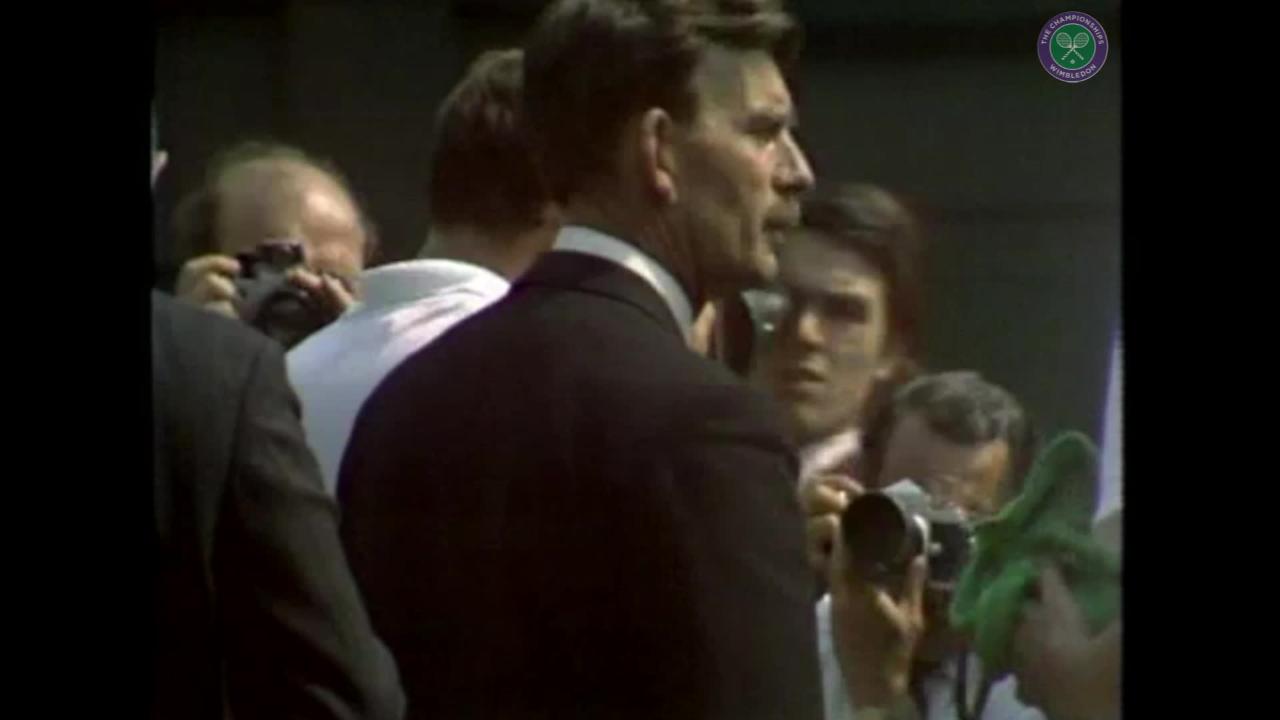 Video - TV history: The first Wimbledon final in colour - The ...