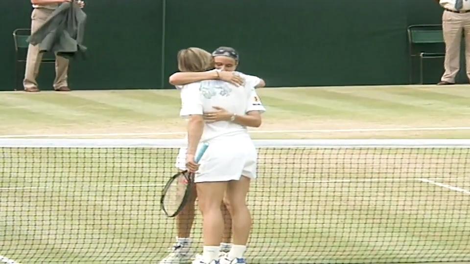 Video - On This Day: Conchita Martinez beats Martina - The ...