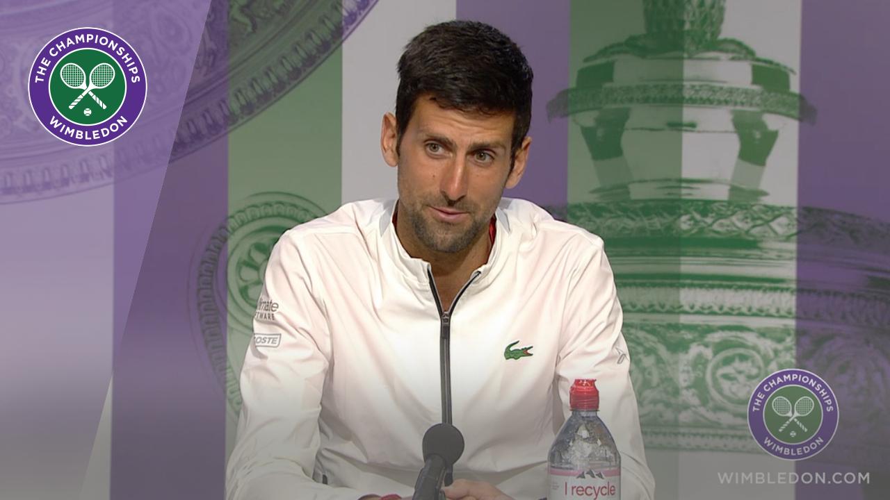 Video - Novak Djokovic First Round Press Conference - The Championships ...