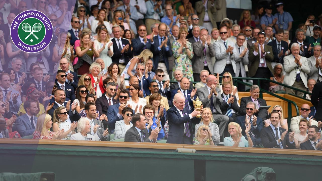 Video - Sporting stars welcomed to the Royal Box - The Championships ...