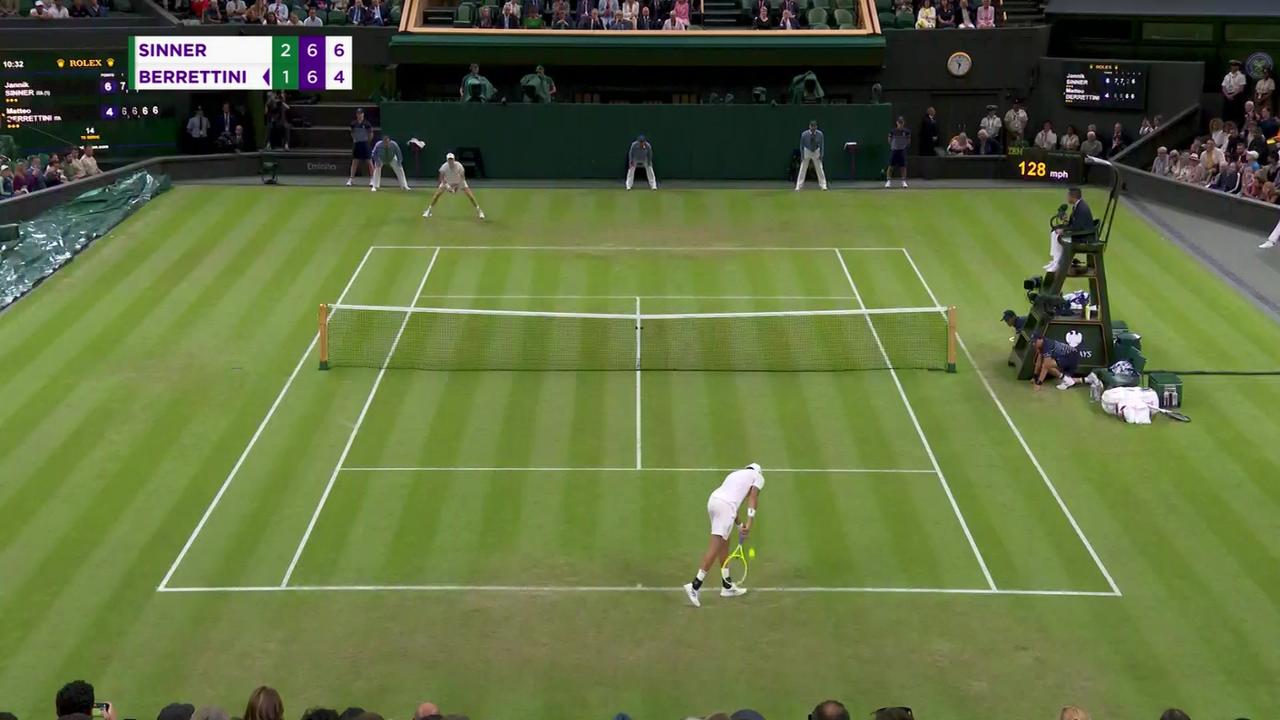 Wimbledon: Jannik Sinner beats Matteo Berrettini in all-Italian affair - The Championships ...