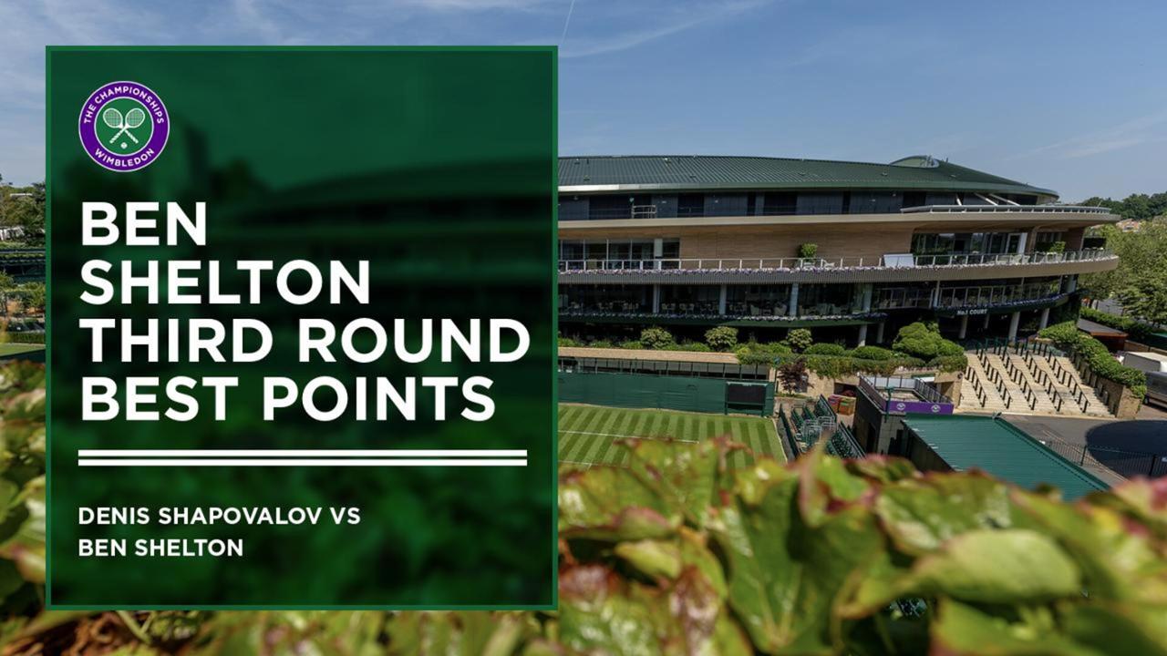 Wimbledon: Shelton beats Shapovalov - The Championships, Wimbledon ...